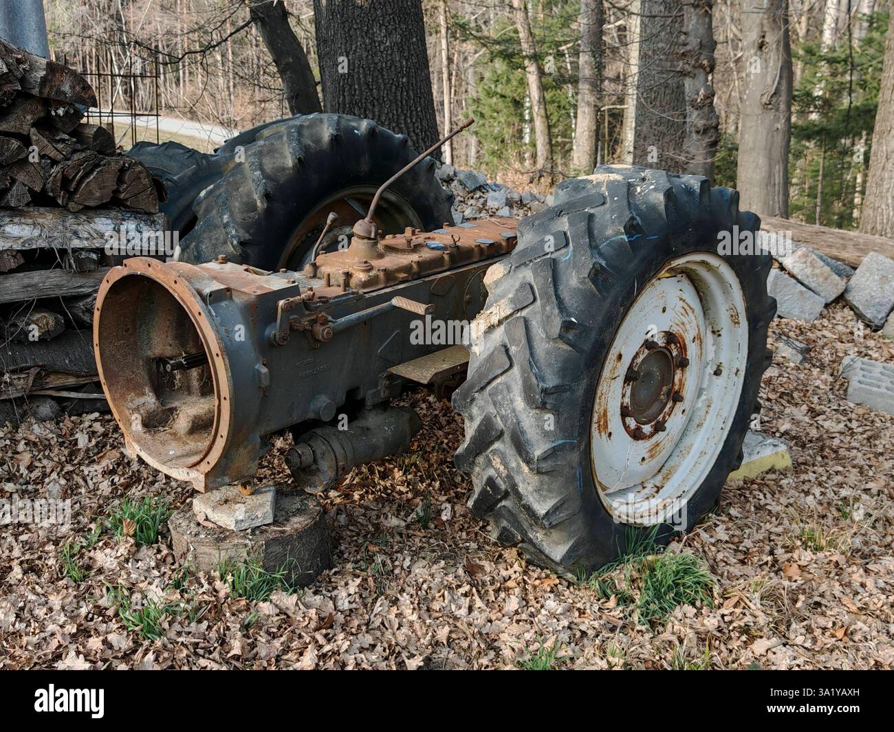 the old tractor as an indispensable working tool in agriculture and ...