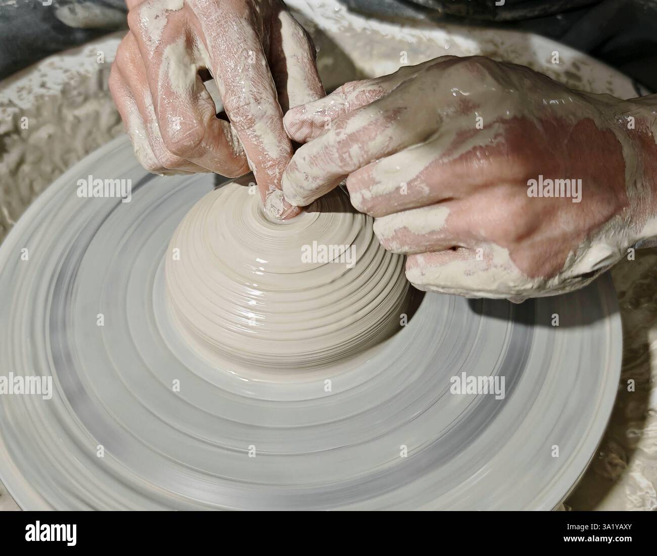 a pottery object made from clay, clay craft and ceramics pottery object ...