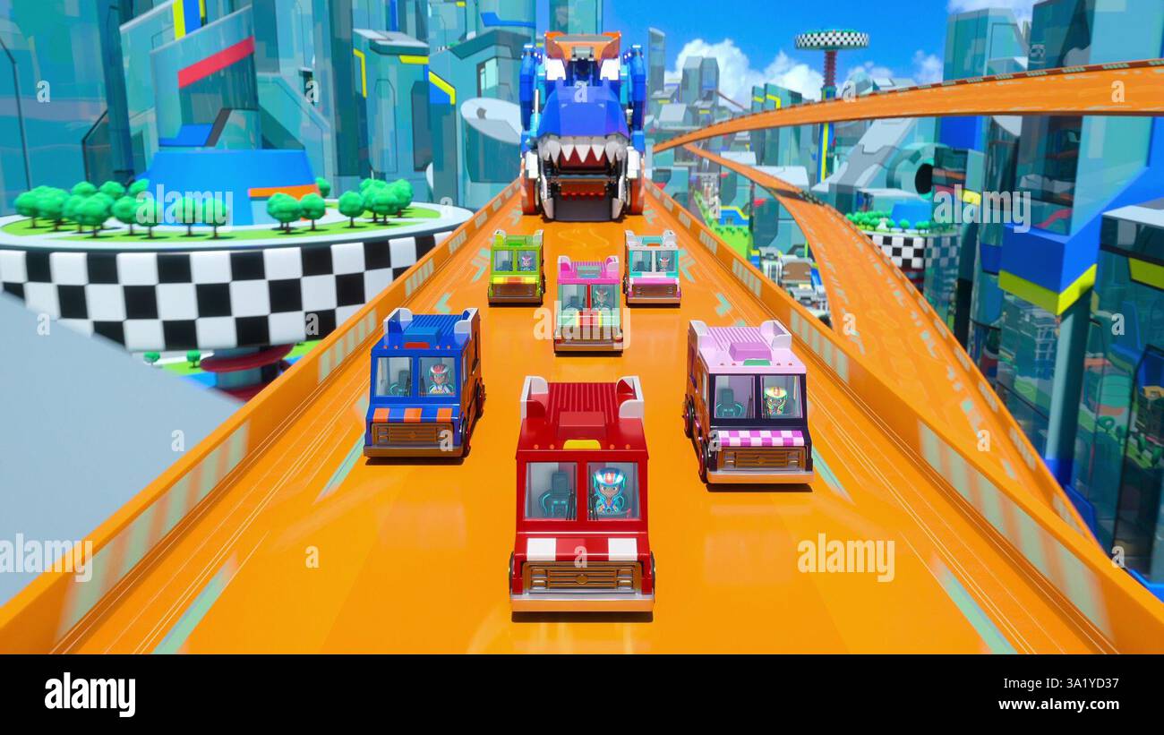 HOT WHEELS LET'S RACE, Stop Those Cars / Self-Destruct', (Season 3, ep ...