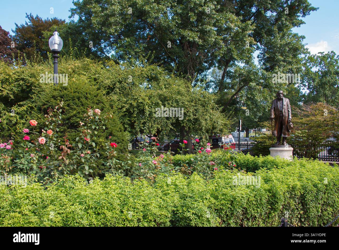 The Edward Everett Hale monument at the public garden in Boston,, Massachusetts, USA Stock Photo ...
