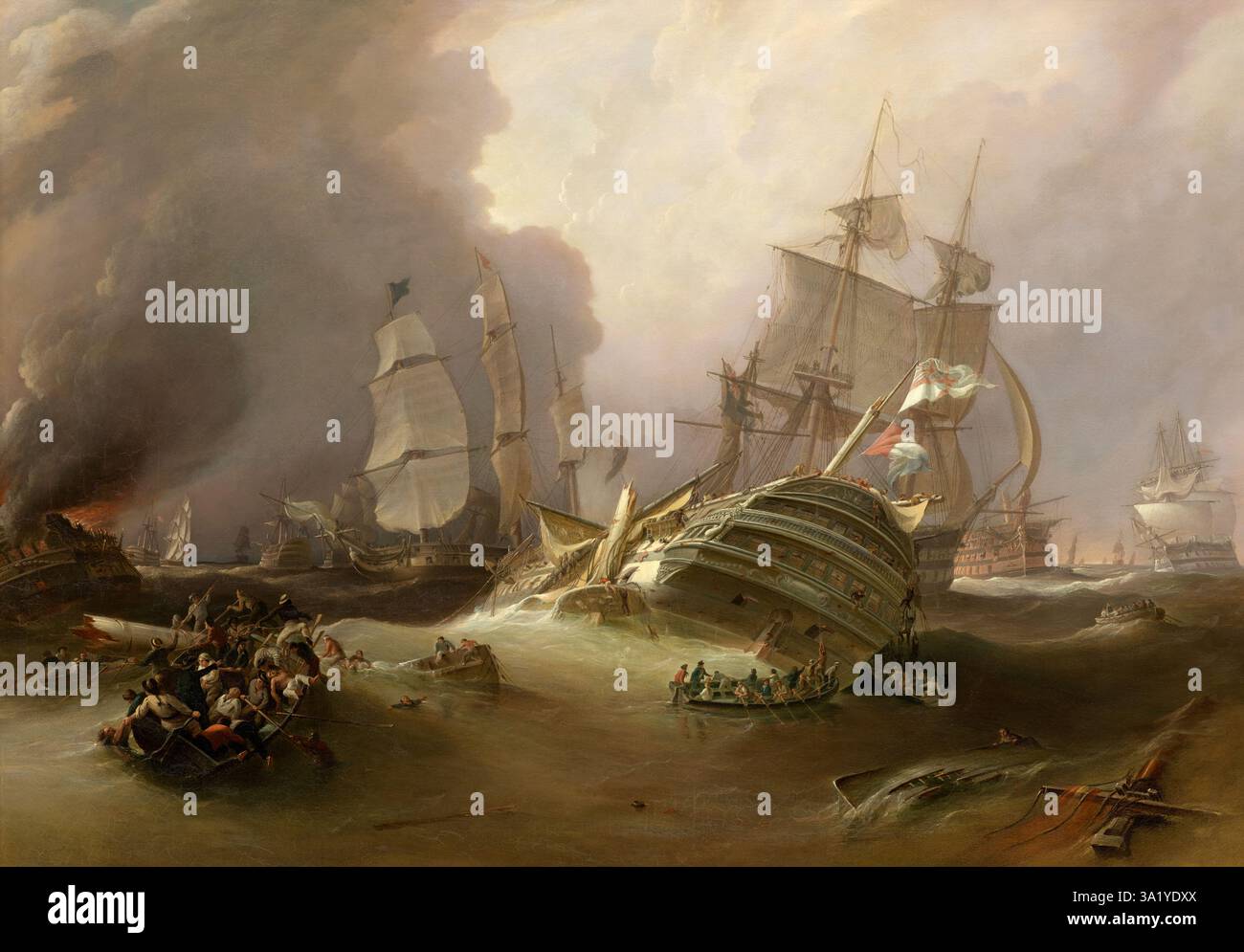 Storm battle of trafalgar hi-res stock photography and images - Alamy
