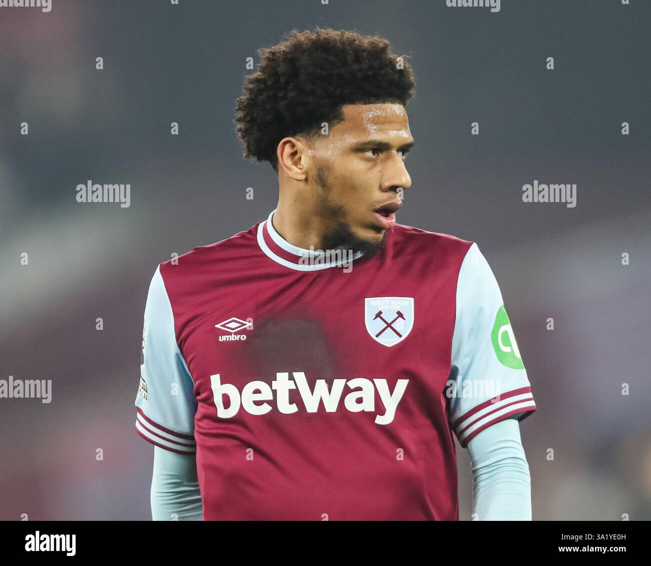 Jean-Clair Todibo of West Ham United during the Premier League match ...