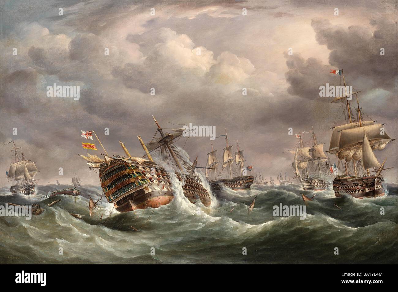 The Battle of Trafalgar was a major naval engagement fought off the ...