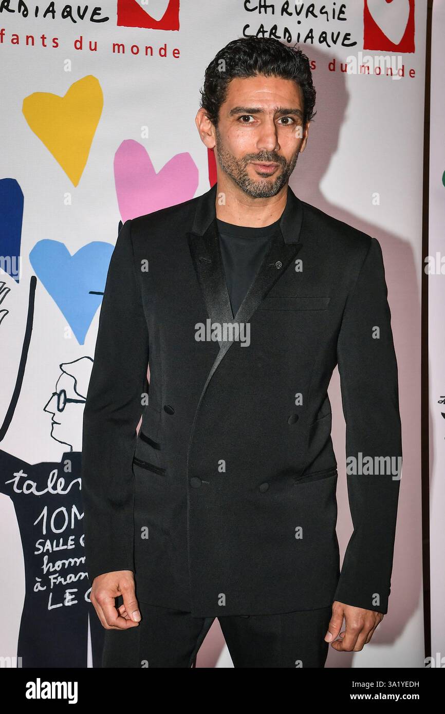 Paris, France. 10th Mar, 2025. French actor Salim Kechiouche poses for ...