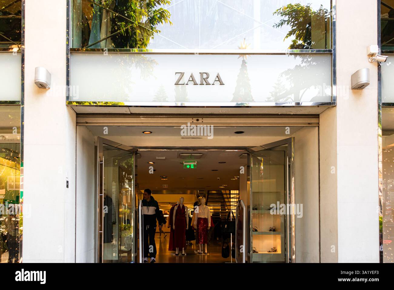 Limassol, Cyprus- December 20, 2024: Zara retail storefront on ...