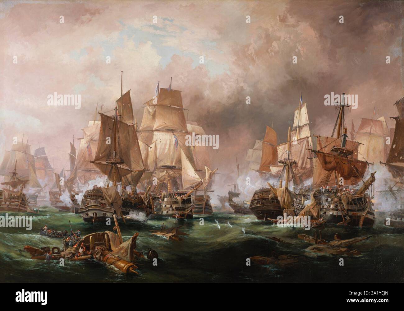 The Battle of Trafalgar was a major naval engagement fought off the ...