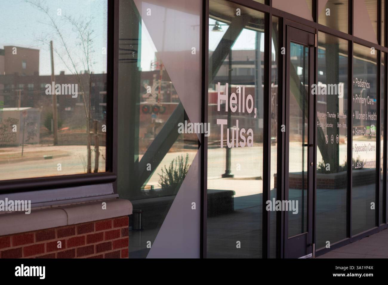 Historic Greenwood District - Tulsa, OK Stock Photo - Alamy