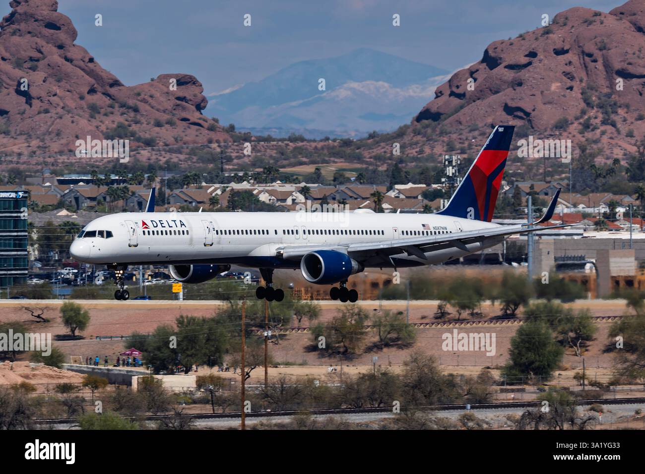 Sky Harbor Intl. Airport 3-8-2025 Phoenix AZ, USA Delta Airlines Boeing ...