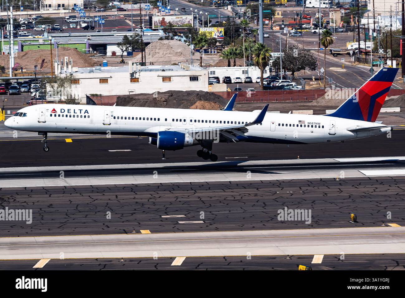 Sky Harbor Intl. Airport 3-8-2025 Phoenix AZ, USA Delta Airlines Boeing ...