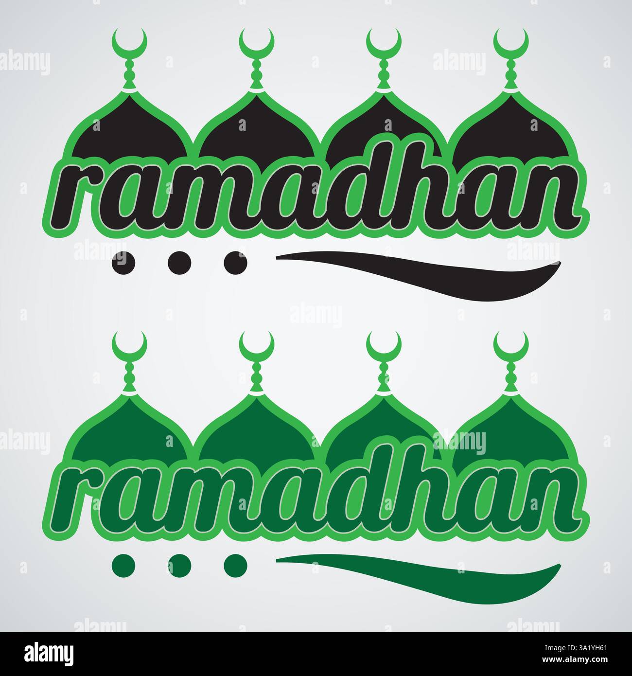 Islamic lettering design Stock Vector Images - Alamy