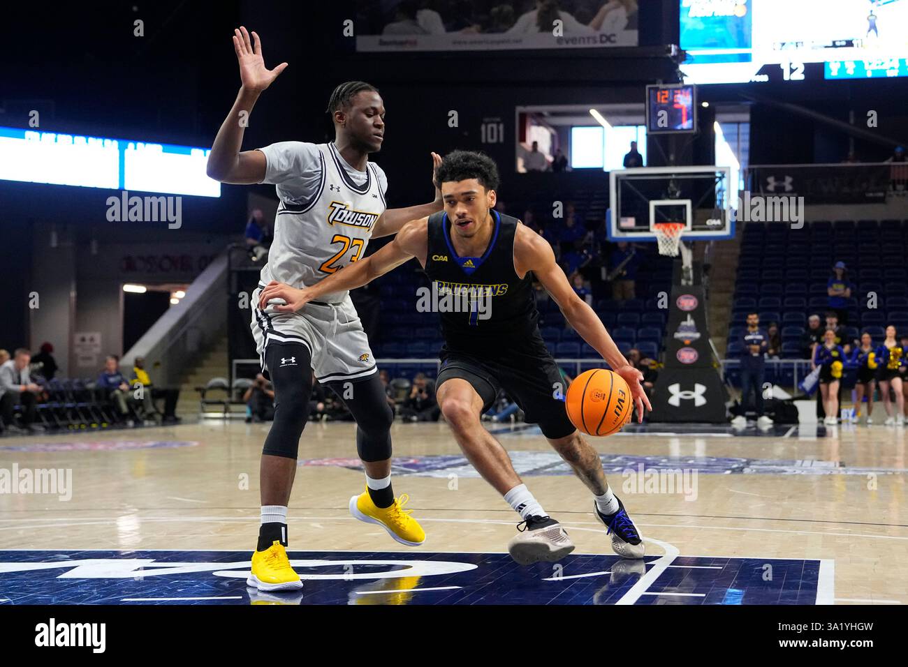 WASHINGTON, DC - MARCH 10: Delaware Blue Hens Guard Izaiah Pasha (1 ...