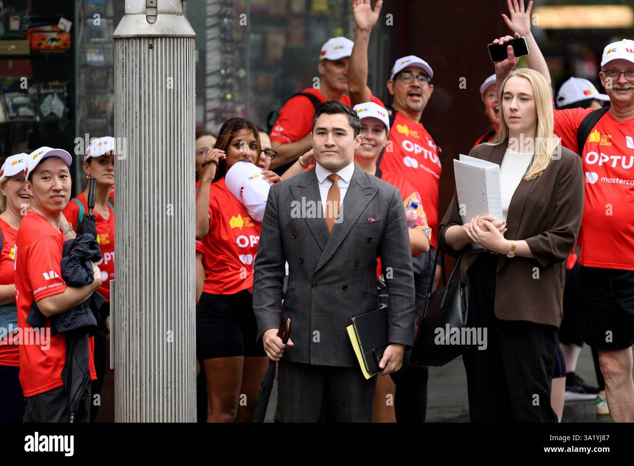 Sydney, Australia. 11th Mar, 2025. Bryan Wrench, lawyer of Former radio ...