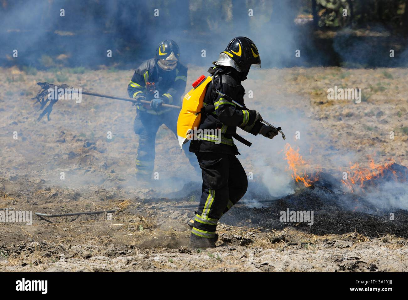 Mexico City, Mexico. 10th Mar, 2025. Members of the Mexico City Fire ...