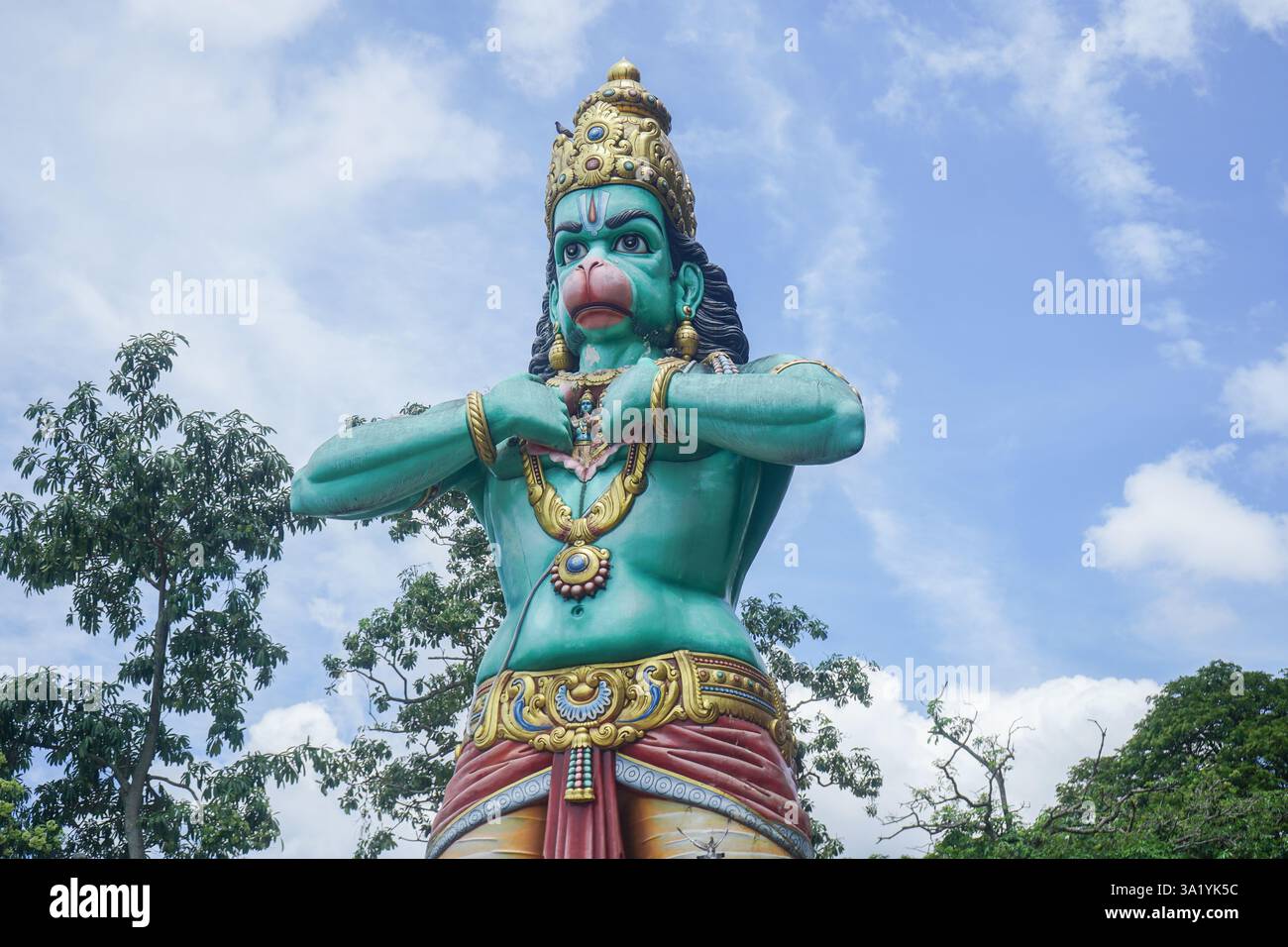 Kuala Lumpur, Malaysia - 10 March 2025: A tall statue of the Hindu god ...