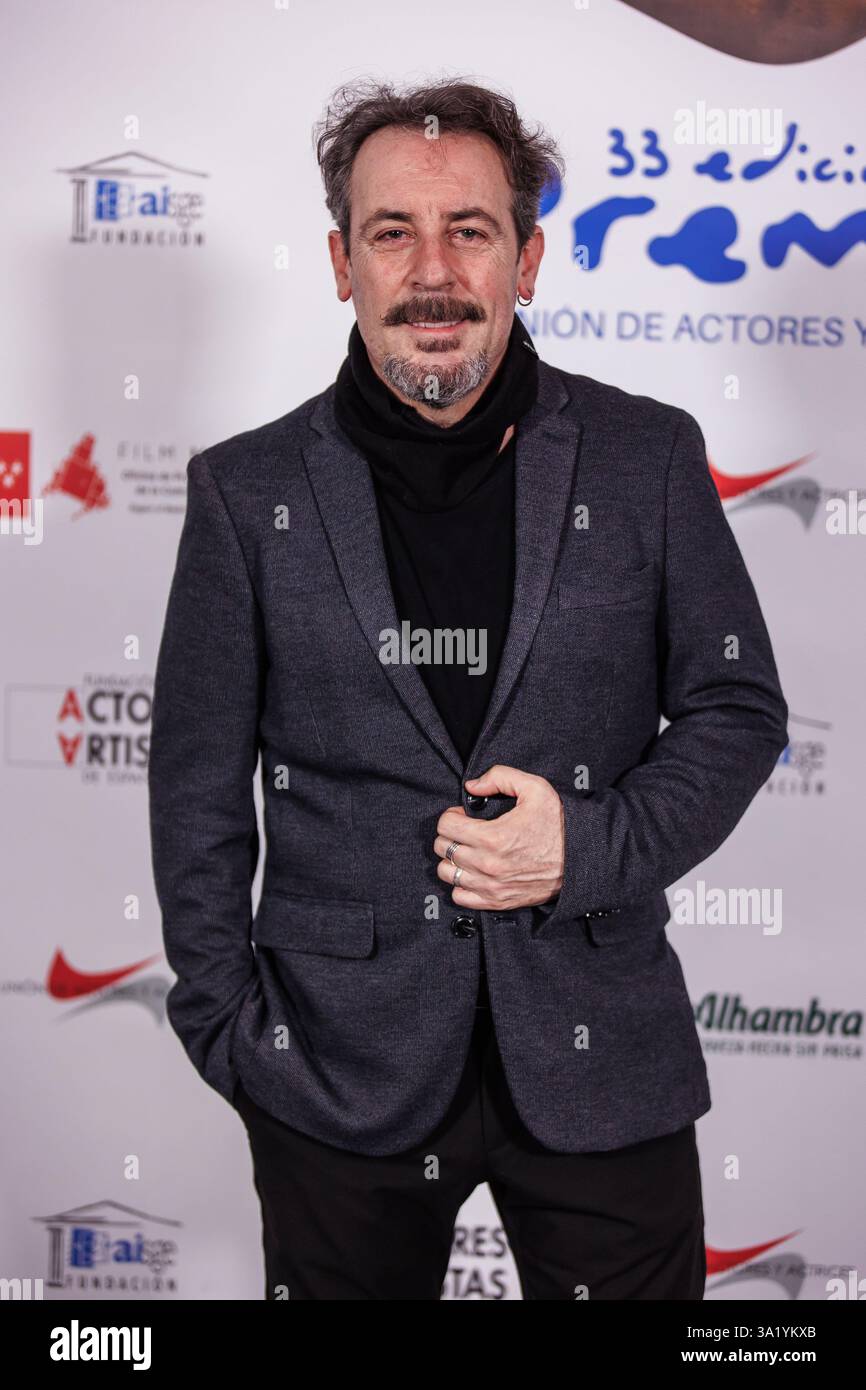 Madrid, Spain. 10th March 2025. Antonio Molero attends the red carpet ...