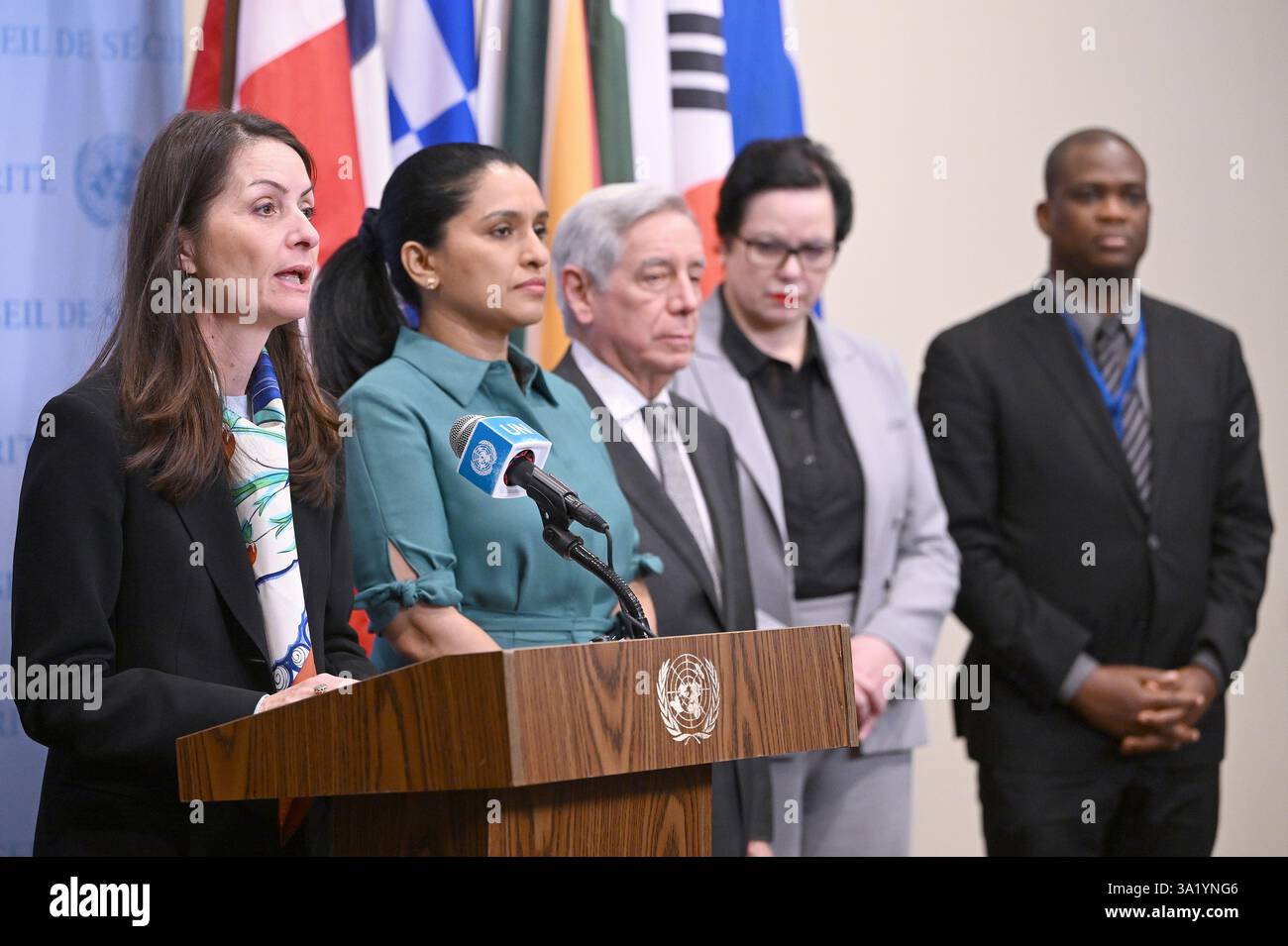 New York, USA. 10th Mar, 2025. Ambassador Christina Markus Lassen ...