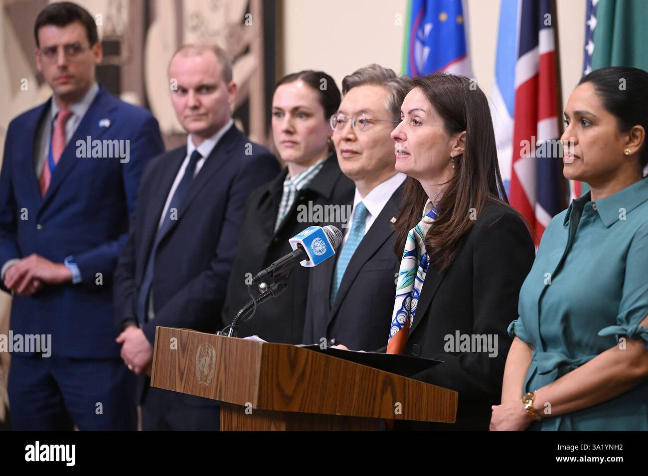 New York, USA. 10th Mar, 2025. Ambassador Christina Markus Lassen ...