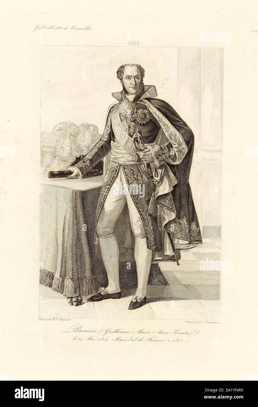A portrait of Napoleon's Marshal Guillaume Brune. Napoleon only ...