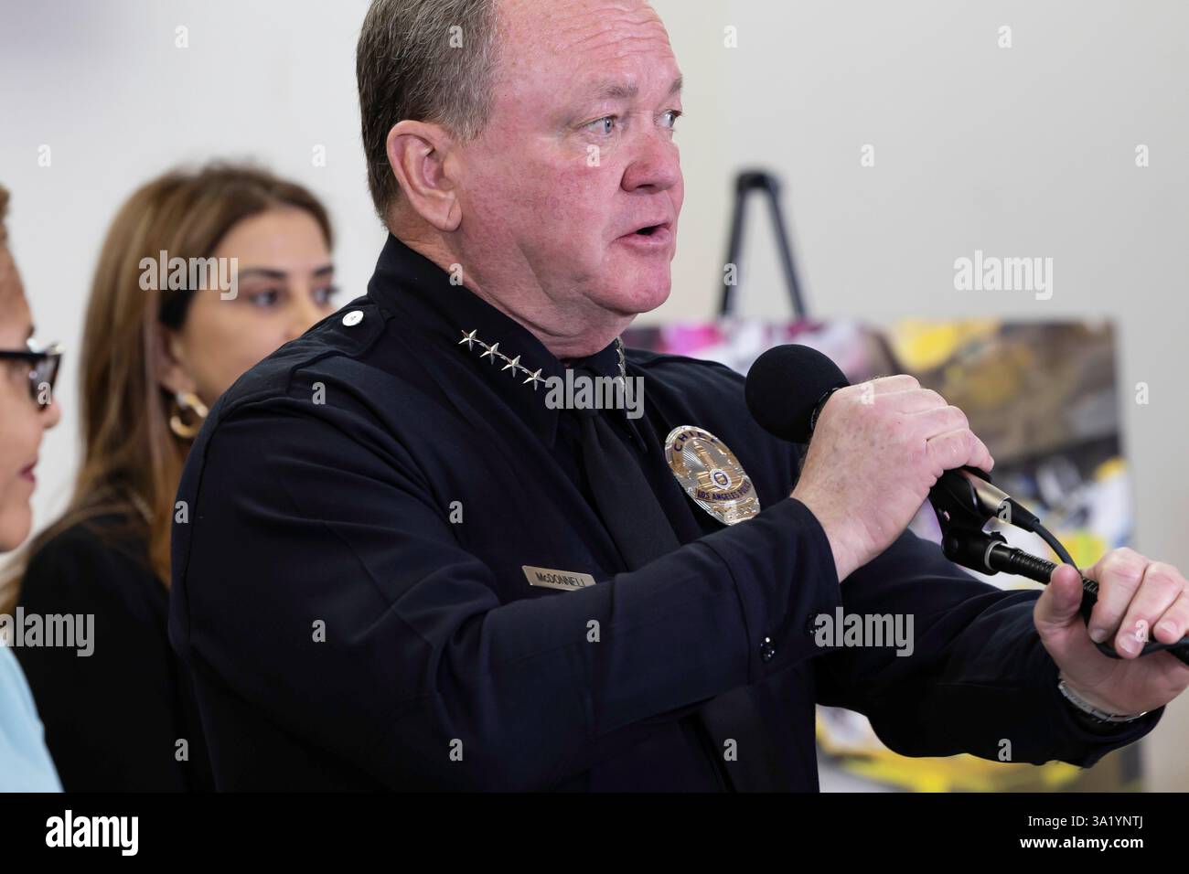 Los Angeles, United States. 10th Mar, 2025. Los Angeles Mayor Karen ...