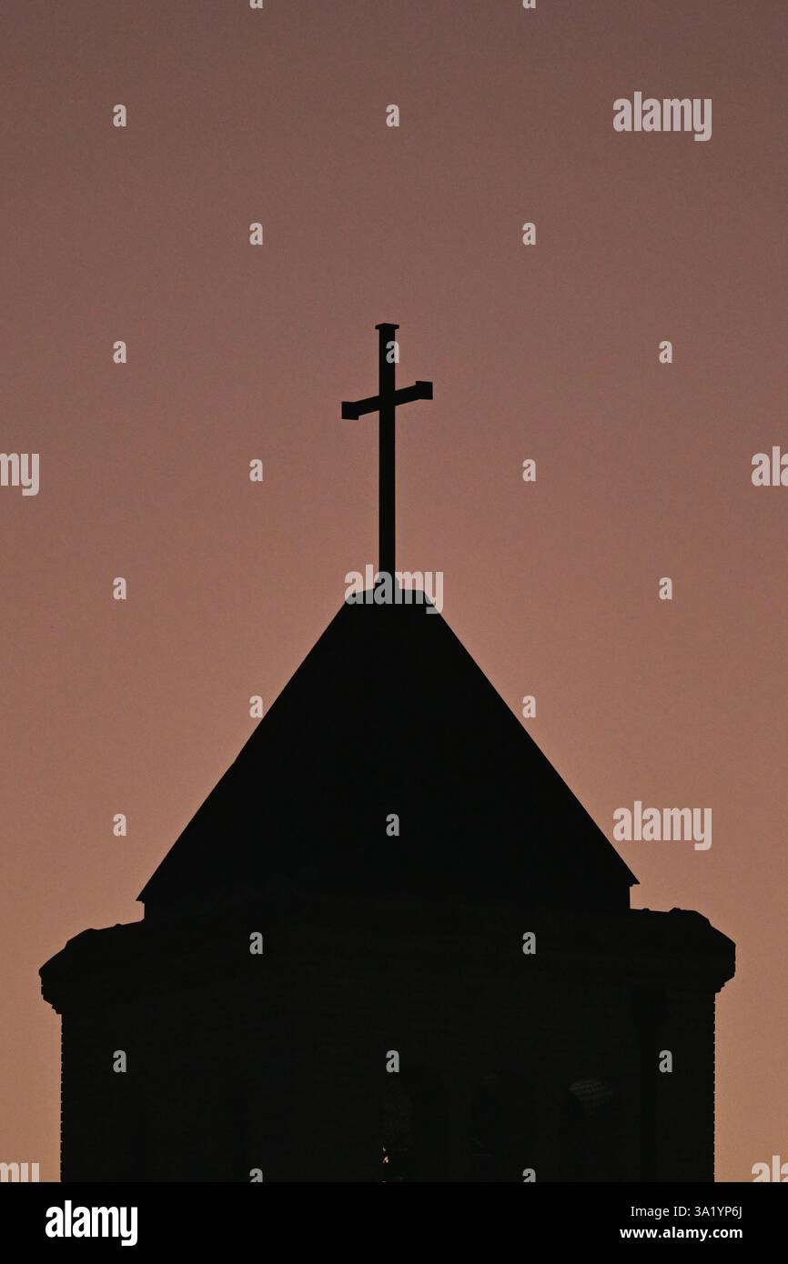 Canberra, Australia. 28th Feb, 2025. The tower and cross of the ...