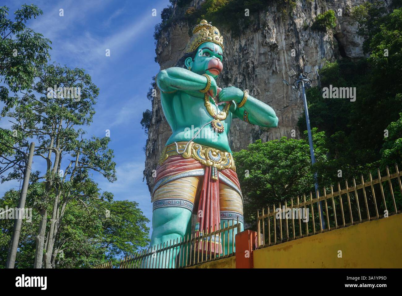 Kuala Lumpur, Malaysia - 10 March 2025: Hanuman Statue in Batu Caves ...