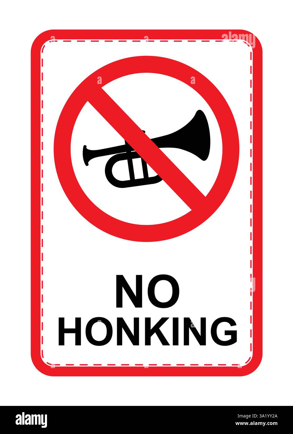 No honking signage icon clipart. Vehicle warning no honking sign clip ...