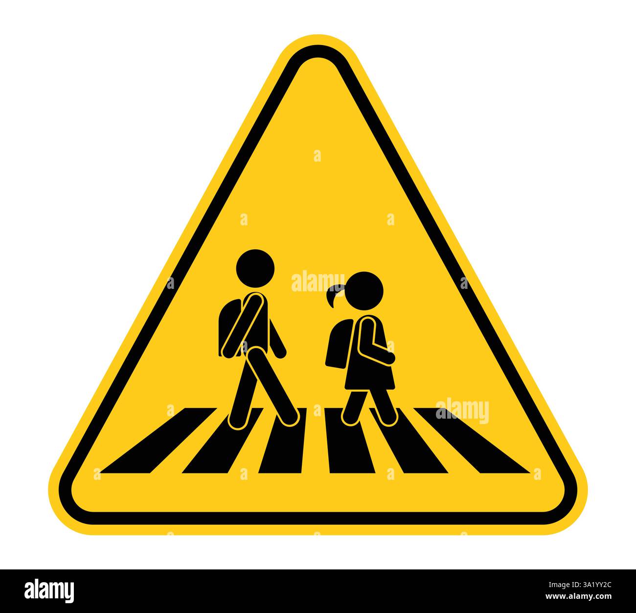 Pedestrian crossing road sign icon clipart. School zone crosswalk clip art traffic warning ...