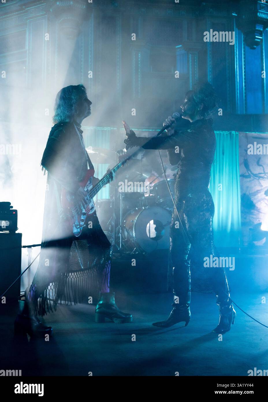 London, UK, Monday, 10th March 2023 Sharon Van Etten and Devra Hoff ...