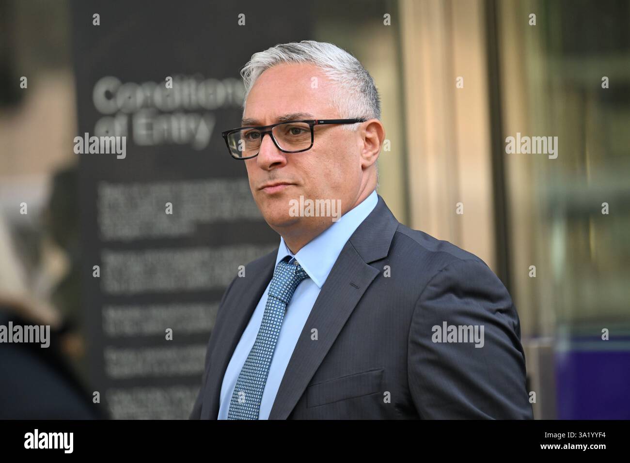 Melbourne, Australia. 11th Mar, 2025. Robert Italiano departs from the ...