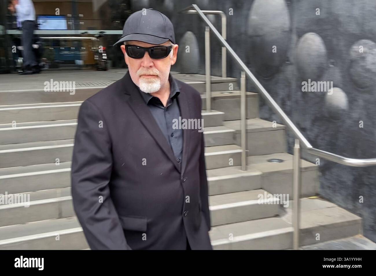 In a screenshot, Richard Hillyer, brother of NSW Police Minister Yasmin ...