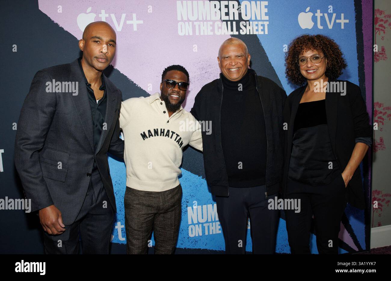 Datari Turner, from left, Kevin Hart, Reginald Hudlin, and Shola Lynch ...