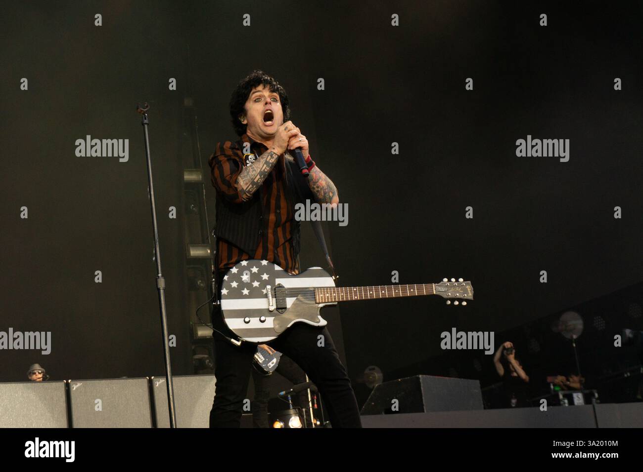 London, United Kingdom. 1st July 2017. Green Day frontman Billie Joe ...