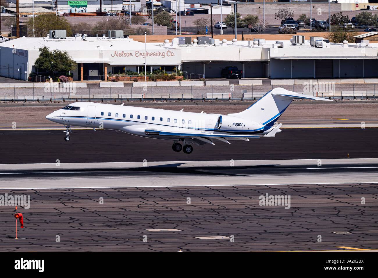 Sky Harbor Intl. Airport 3-8-2025 Phoenix AZ, USA Private Bombardier ...
