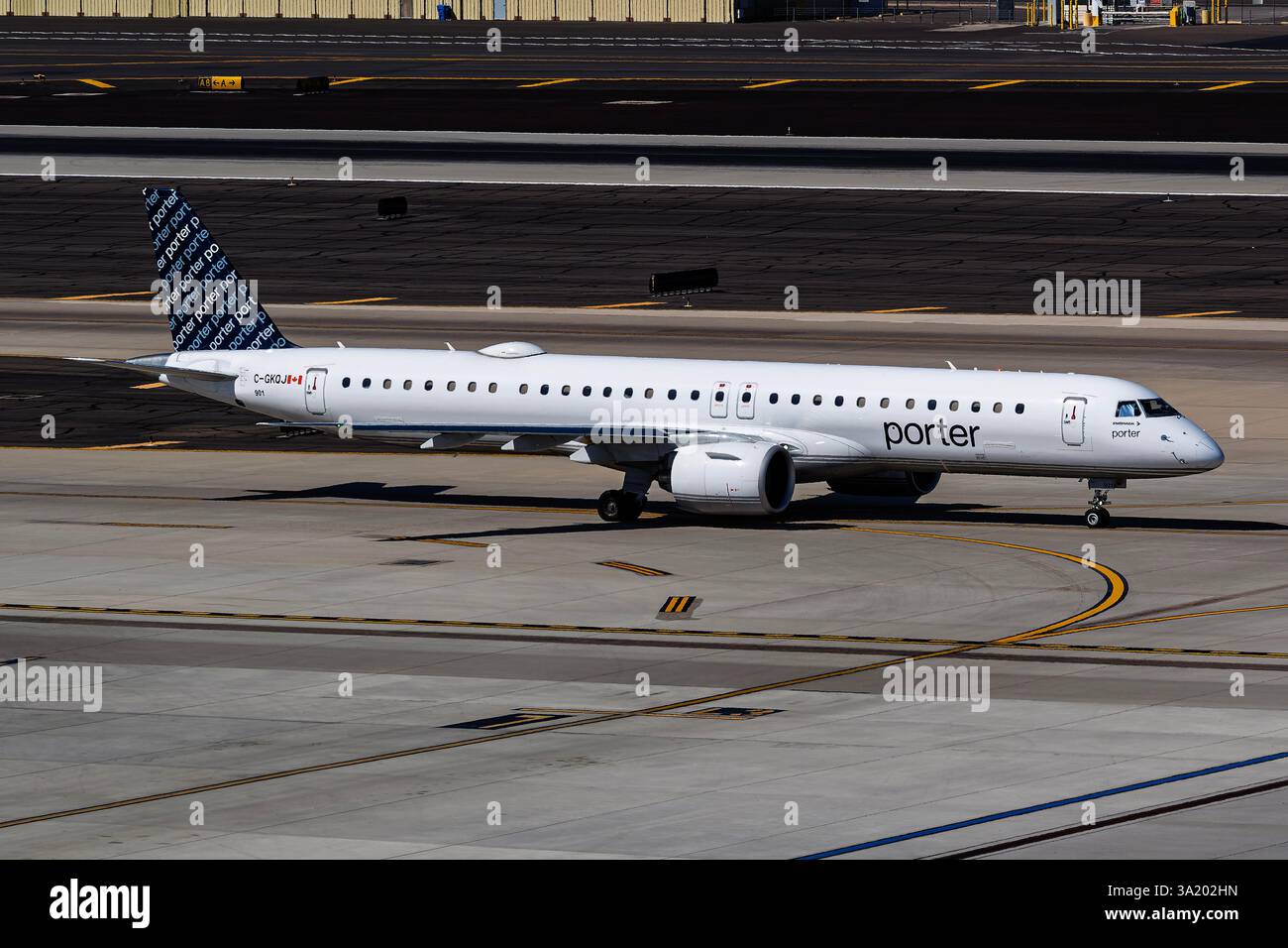 Sky Harbor Intl. Airport 3-8-2025 Phoenix AZ, USA Porter Airlines ...