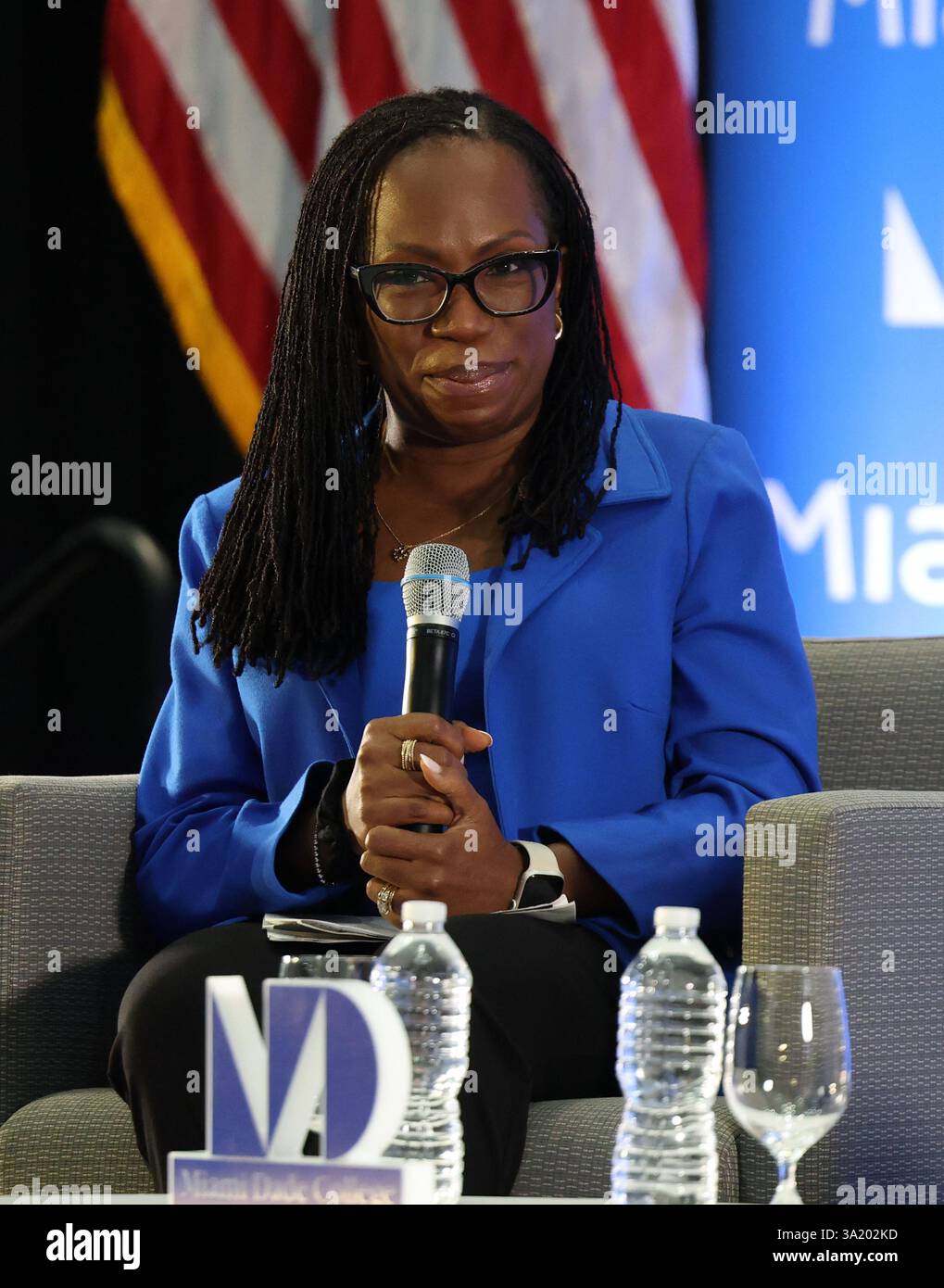 MIAMI, FL-MARCH 10: U.S. Supreme Court Justice Ketanji Brown Jackson is ...