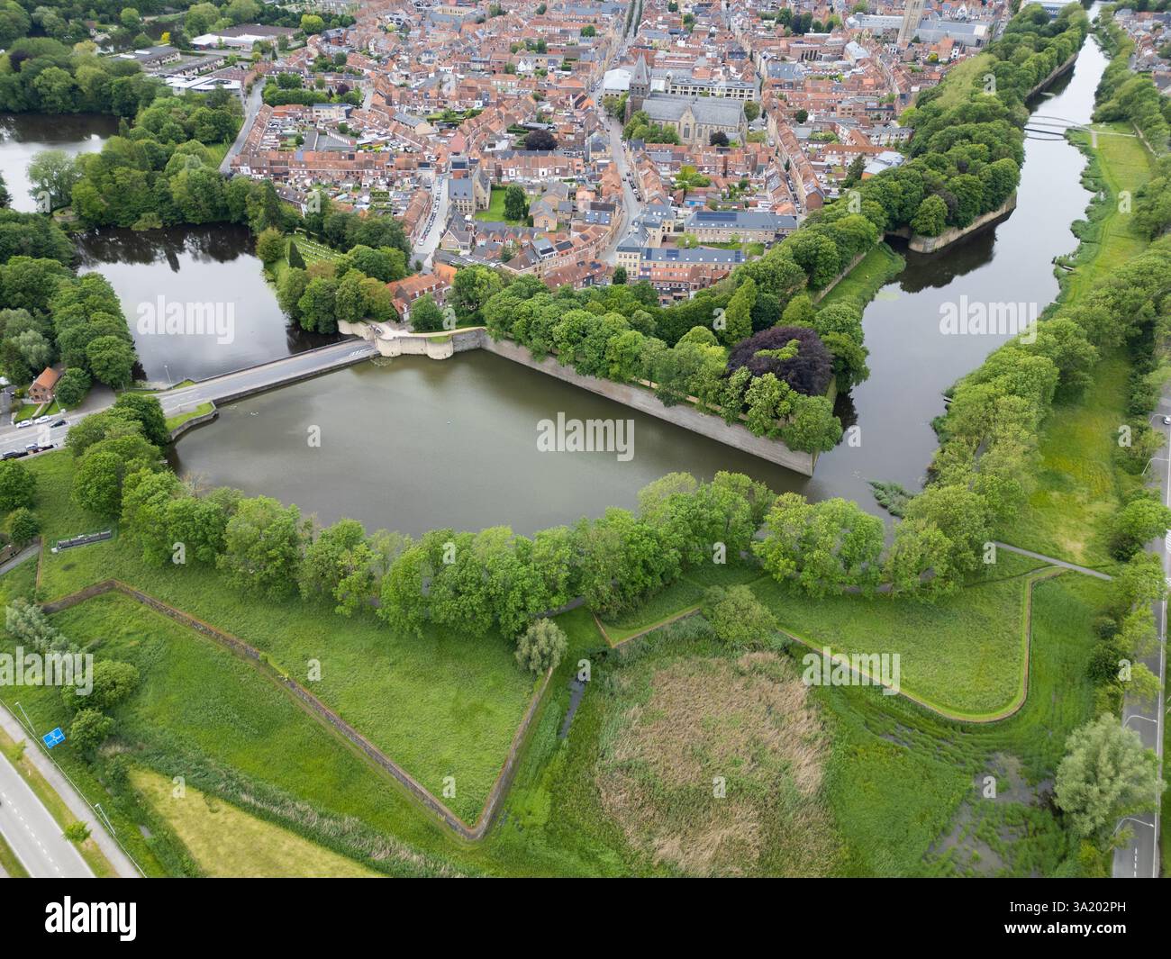 Ypres city walls hi-res stock photography and images - Alamy