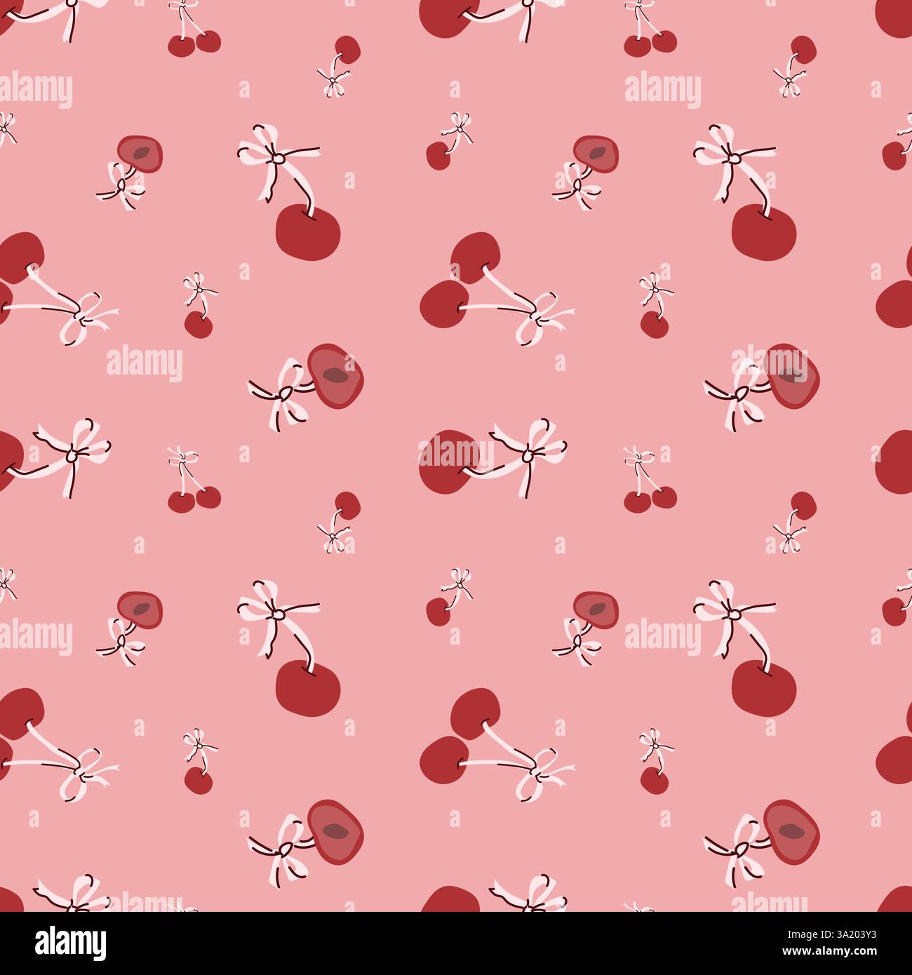 Playful cherries Stock Vector Images - Alamy