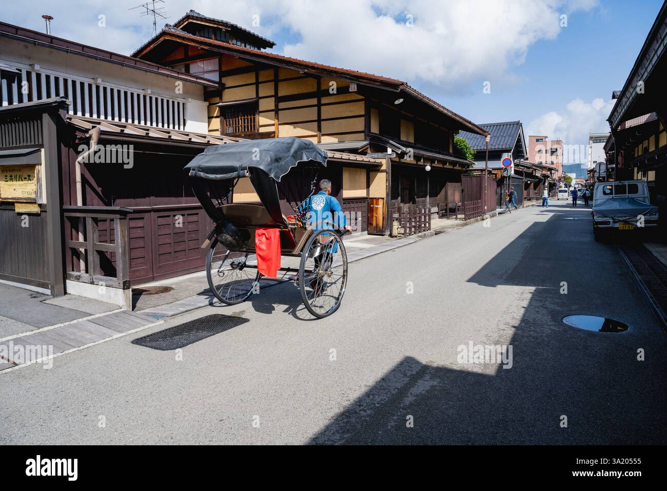 Takayama, Gifu, Japan - APR 17 ,2024: Takayama furuimachinami in ...
