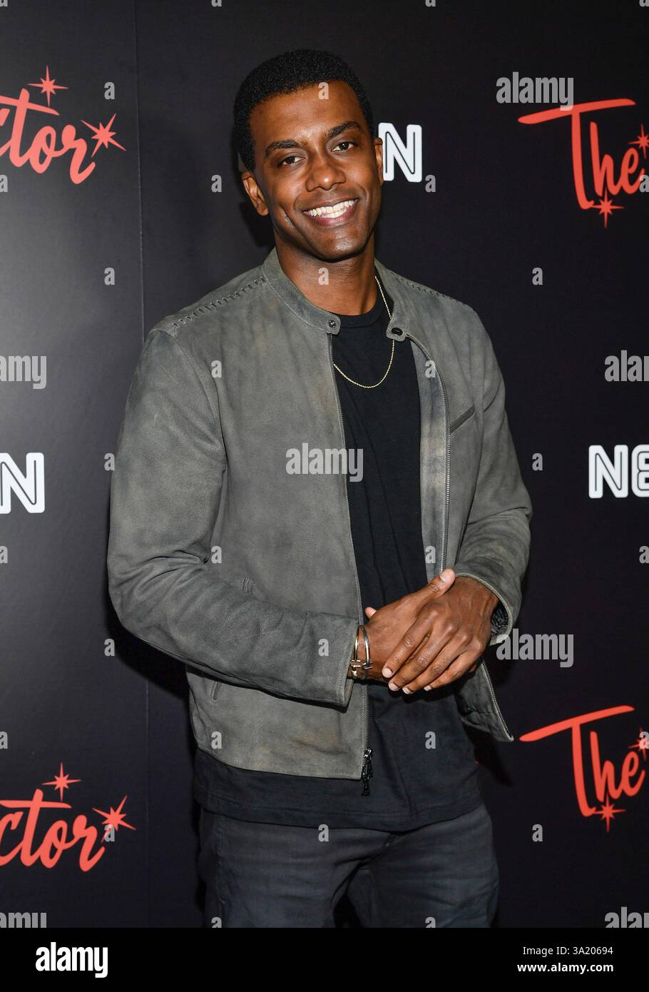 Joshua Boone attends the premiere of Neon's "The Actor" at Village East ...