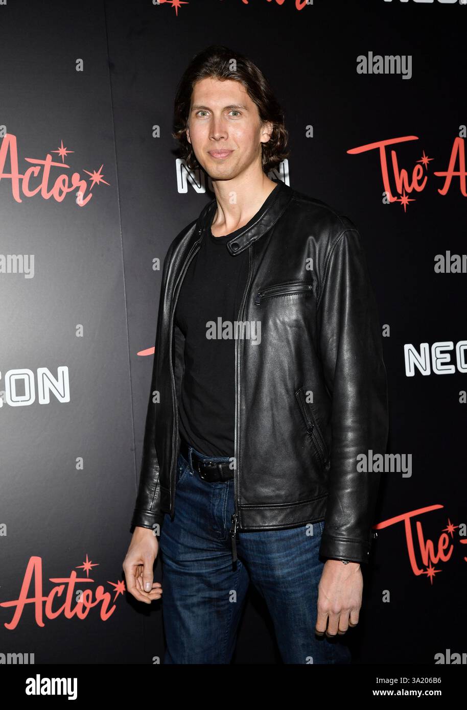 Andrew Boszhardt attends the premiere of Neon's "The Actor" at Village ...