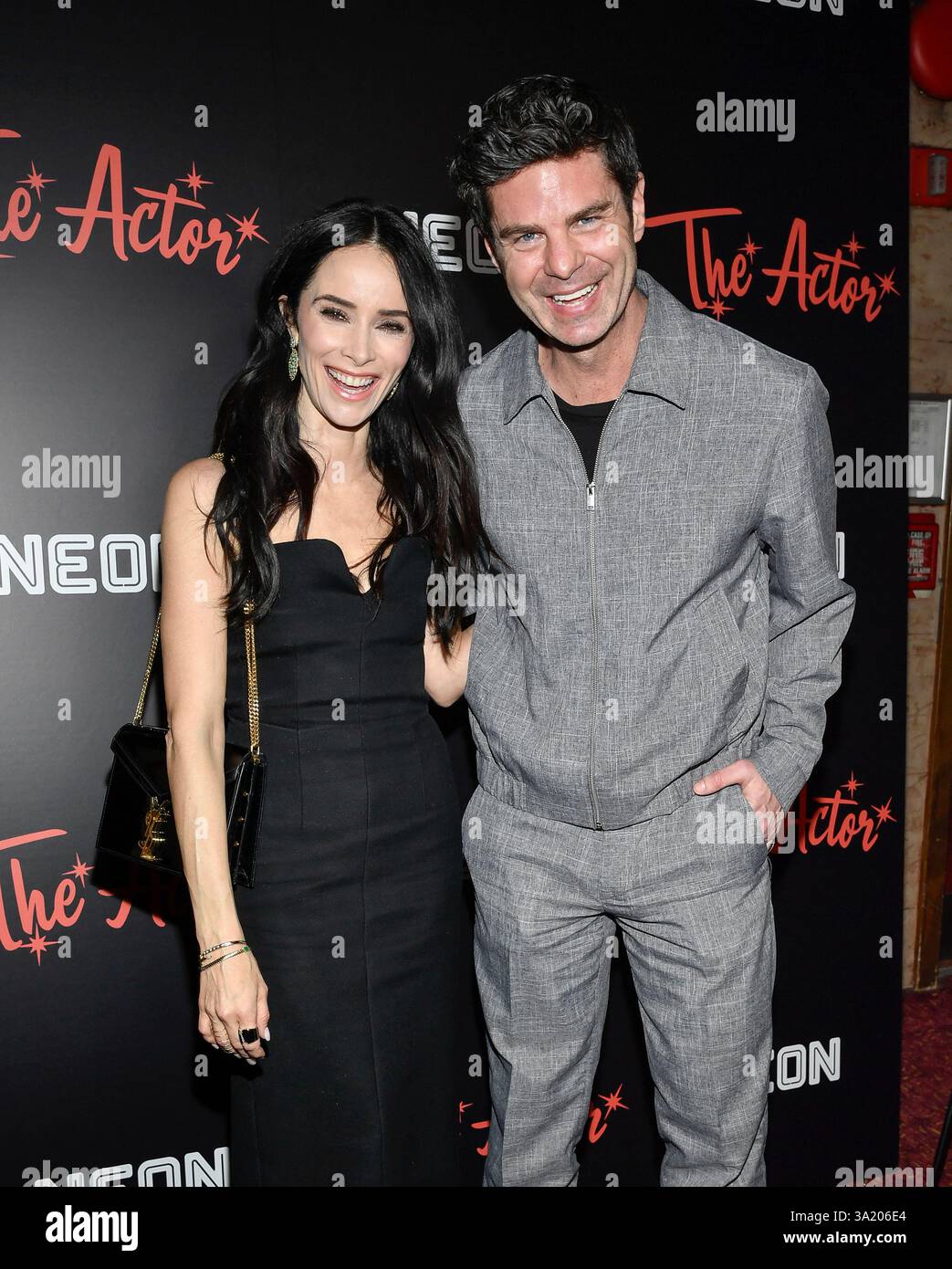 Abigail Spencer, left, and Sterling Jones attend the premiere of Neon's ...