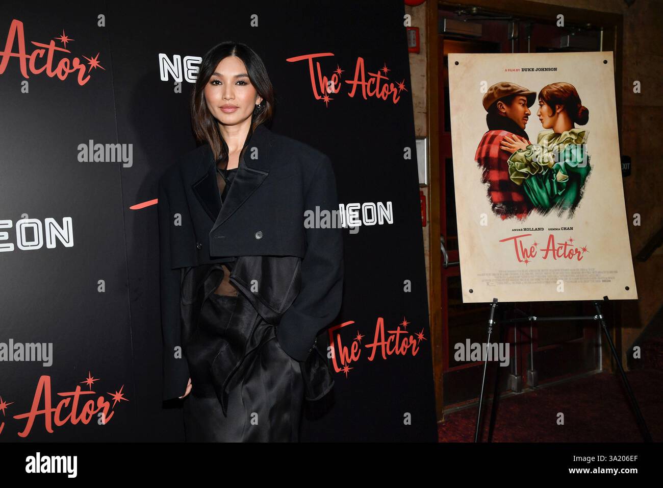 Gemma Chan attends the premiere of Neon's "The Actor" at Village East ...