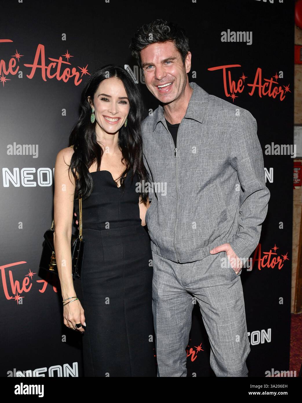 Abigail Spencer, left, and Sterling Jones attend the premiere of Neon's ...
