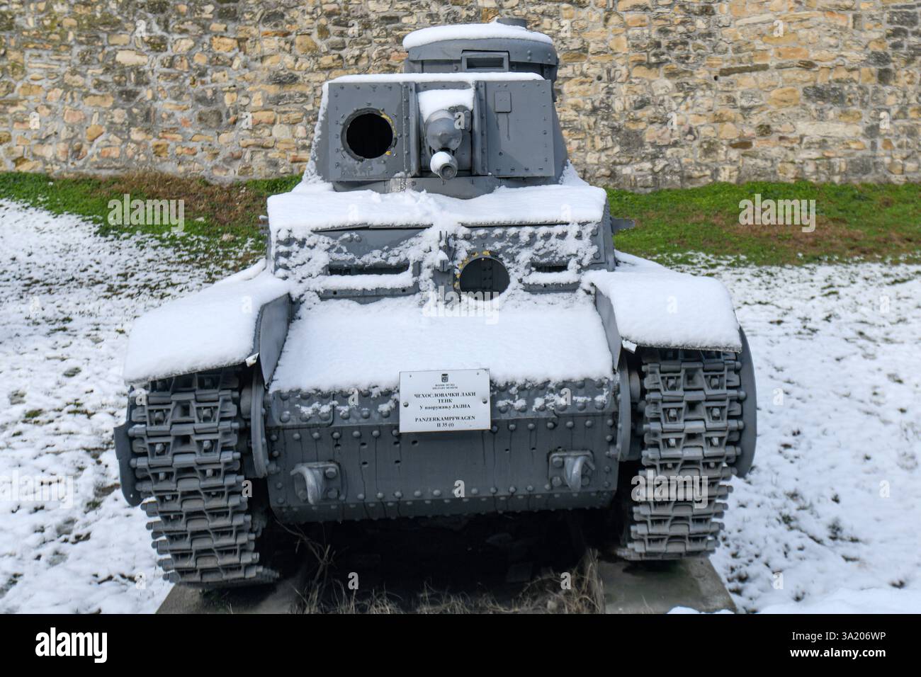 Winter in Serbia: Snow in Kalemegdan fortress, Belgrade Stock Photo - Alamy