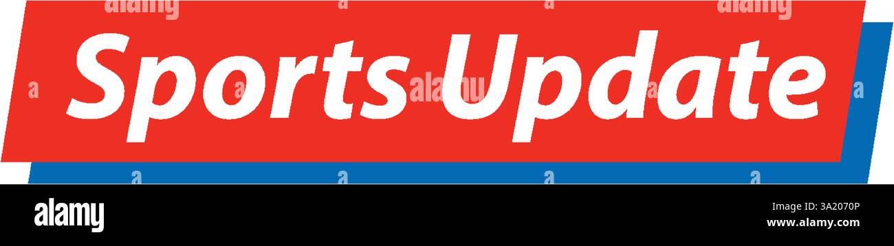 Dynamic vector illustration featuring bold typography on a red and blue ...