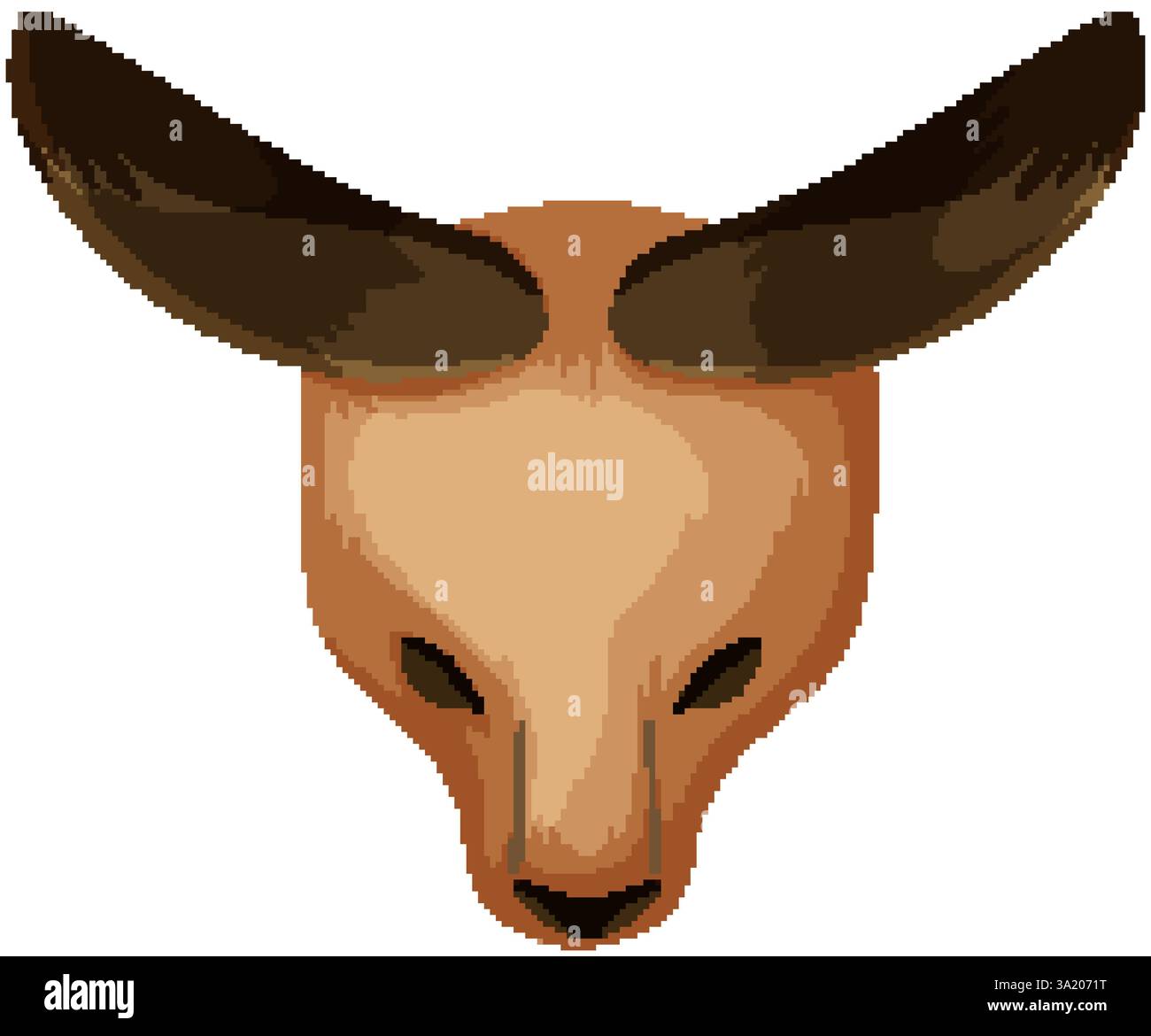 Deer wild aerial view Stock Vector Images - Alamy
