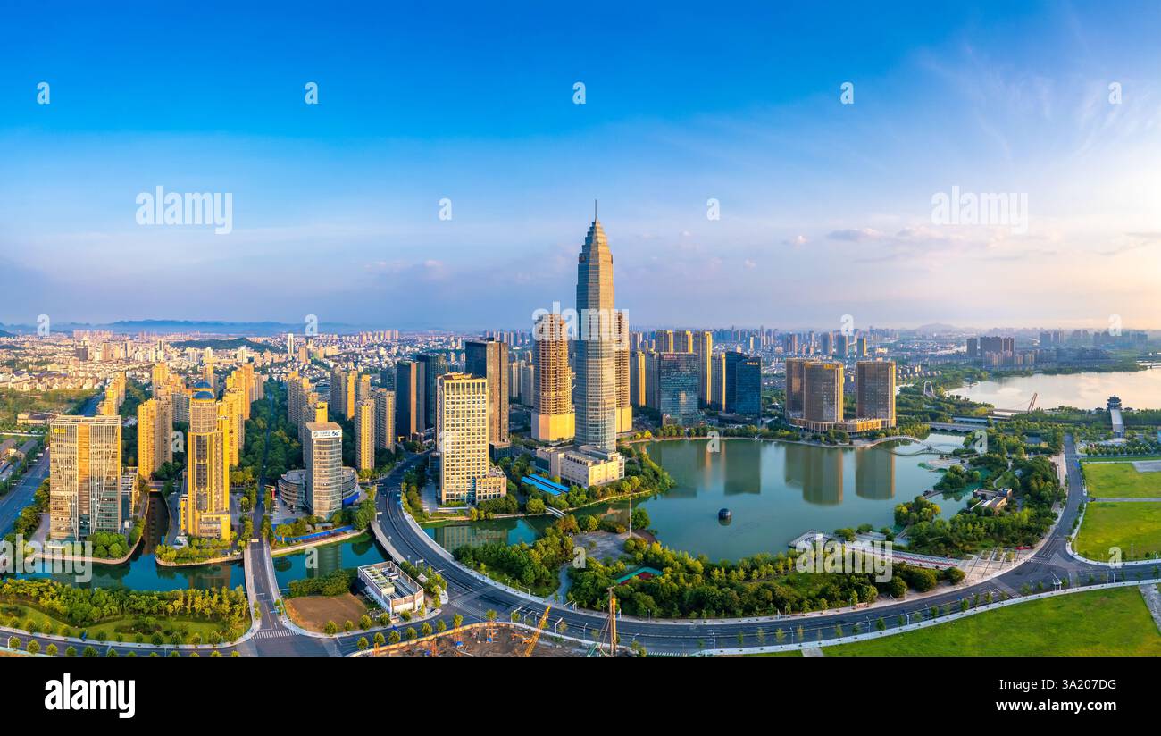 City scenery of Shaoxing City, Zhejiang Province, China Stock Photo - Alamy