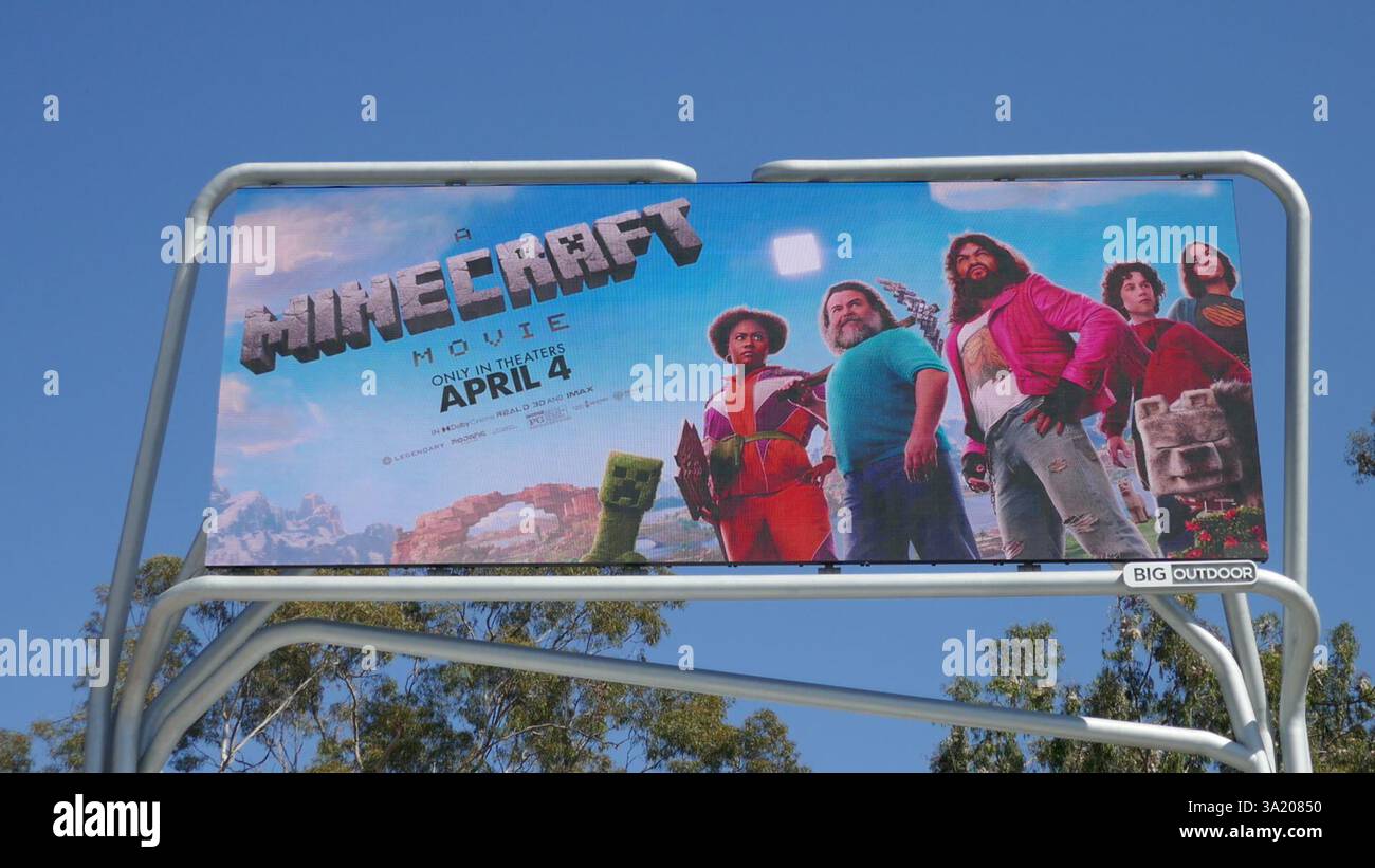 Los Angeles, California, USA 10th March 2025 A Minecraft Movie ...