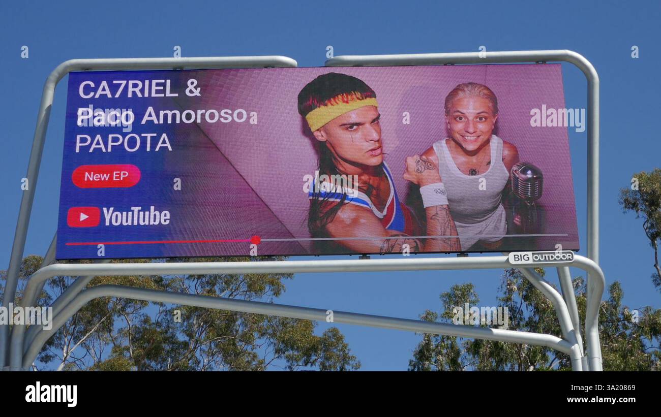 Los Angeles, California, USA 10th March 2025 CA7RIEL & Paco Amoroso ...