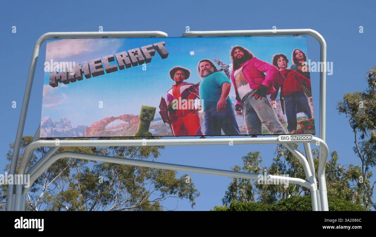 Los Angeles, California, USA 10th March 2025 A Minecraft Movie ...